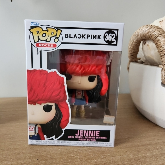 Funko | Toys | Funko Pop Blackpink Jennie With Red Hat Shut Down | Poshmark